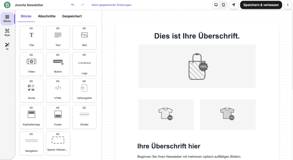 Joomla Newsletter einrichten: So geht's mit dem Brevo Plugin | Brevo