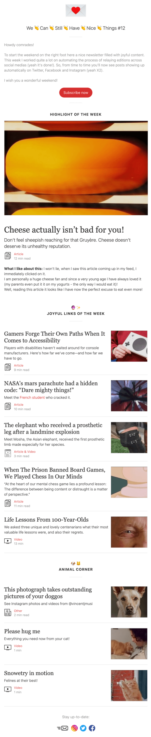 13 Great Email Newsletter Examples + Tips to Copy