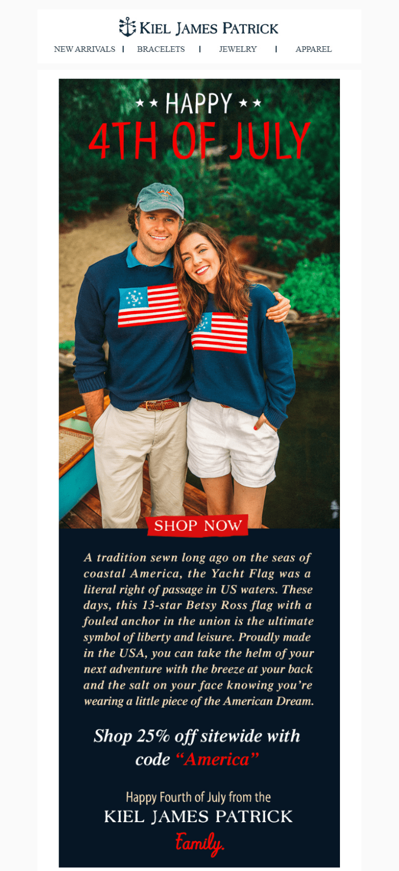 4th of July Email Ideas, Examples & Best Practices