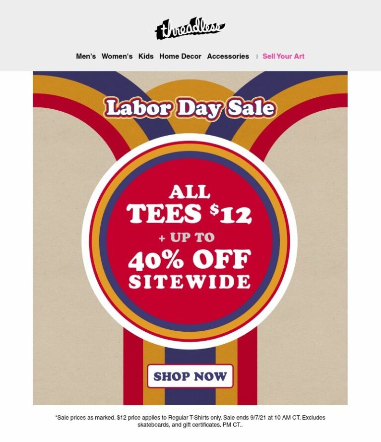 Labor Day Email Examples, Ideas, and Tips to Drive Sales This Season