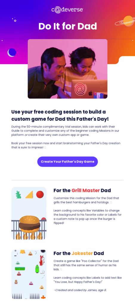 8 Father's Day Email Examples to Wow Your Customers