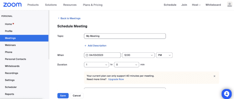 How to Schedule a Zoom Meeting