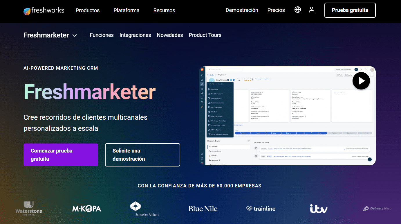 Las 10 mejores alternativas a HubSpot CRM en 2024 - Brevo