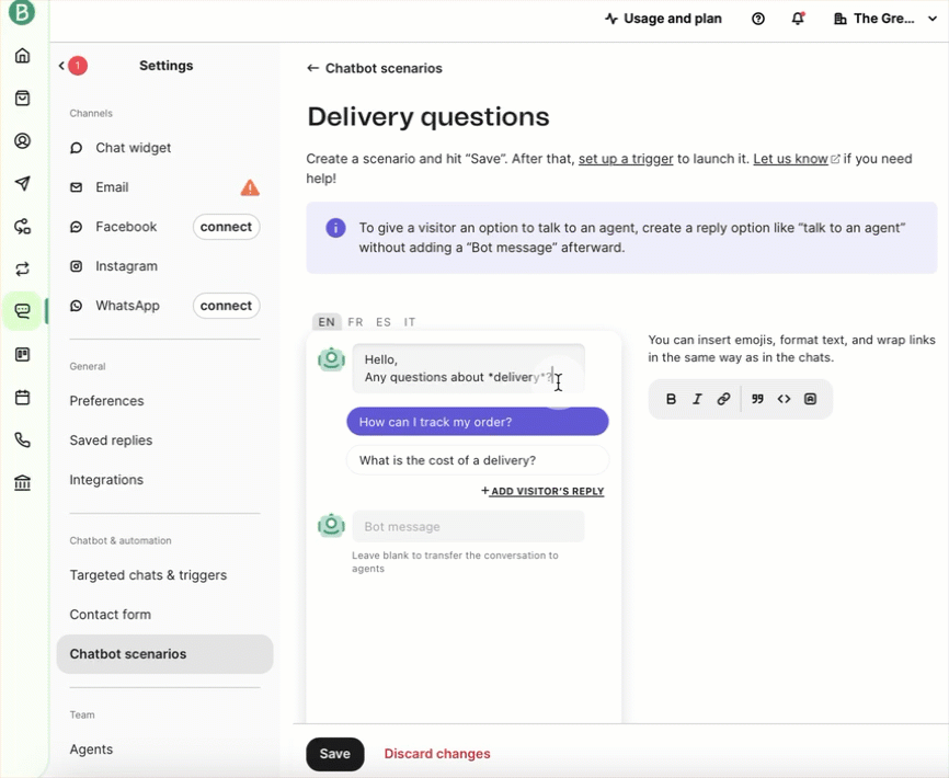 Cómo crear un bot de WhatsApp paso a paso: guía completa - Brevo